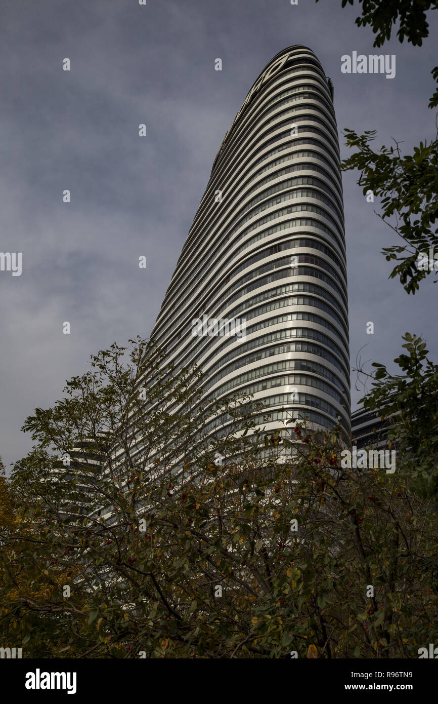 Beijin, Beijin, China. 20th Dec, 2018. Beijing, CHINA-Wangjing SOHO is ...