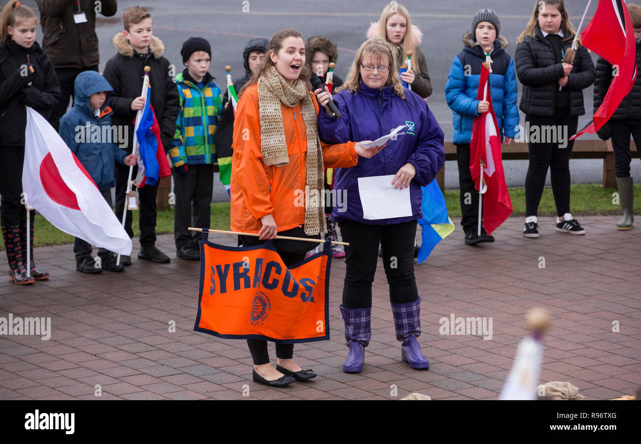 Lockerbie, Scotland, UK. 20th Dec, 2018. Becca Farnum, Community ...