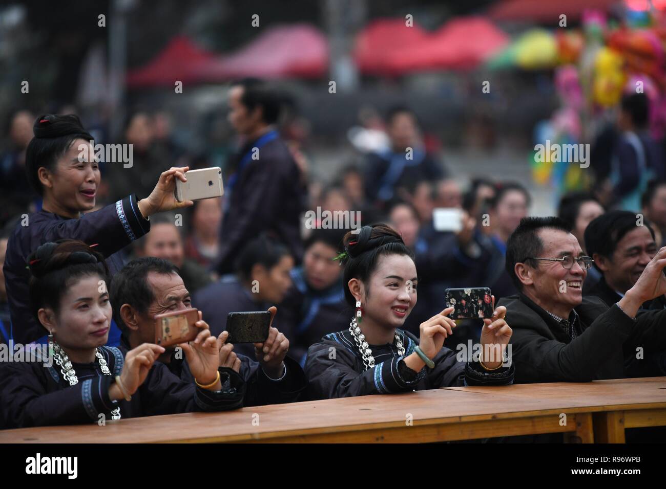 Rongjiang, Rongjiang, China. 20th Dec, 2018. Rongjiang, CHINA-People of ...