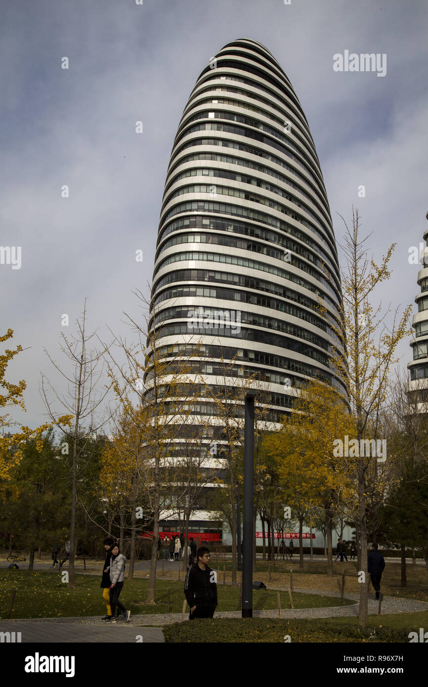 December 20, 2018 - Beijin, Beijin, China - Beijing,CHINA-Wangjing SOHO ...
