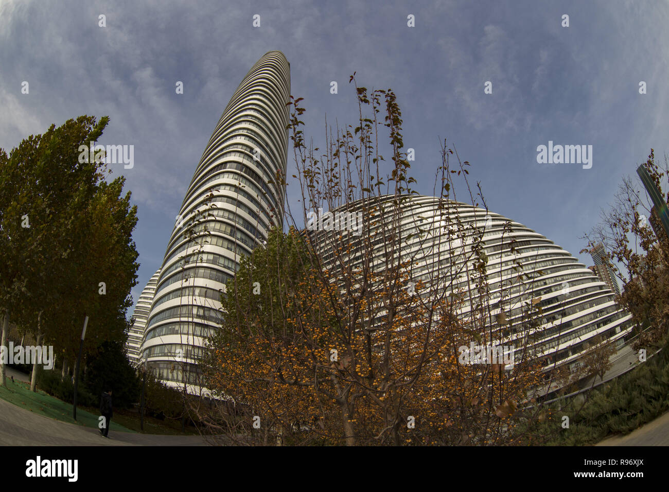 Beijin, Beijin, China. 20th Dec, 2018. Beijing, CHINA-Wangjing SOHO is ...