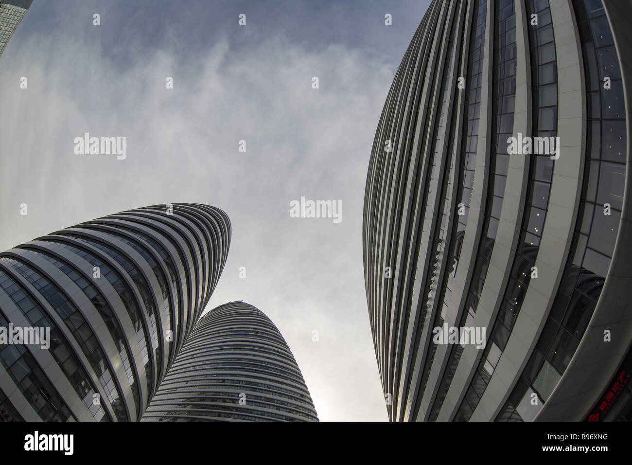 Beijin, Beijin, China. 20th Dec, 2018. Beijing, CHINA-Wangjing SOHO is ...