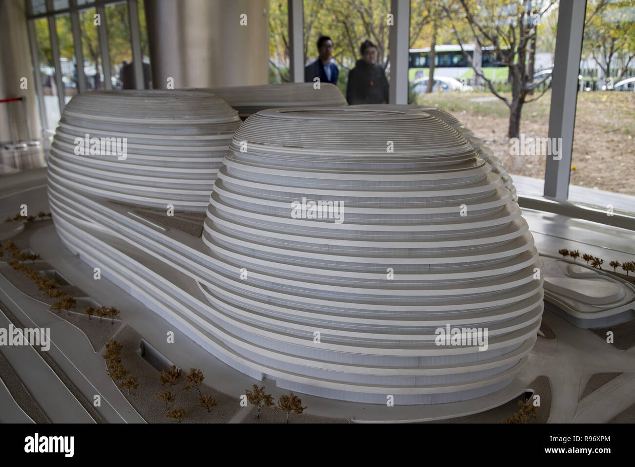 Beijin, Beijin, China. 20th Dec, 2018. Beijing, CHINA-Wangjing SOHO is ...