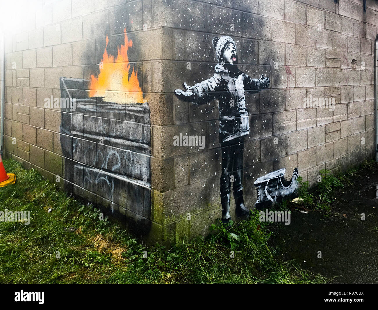 Banksy port talbot wales hi-res stock photography and images - Alamy