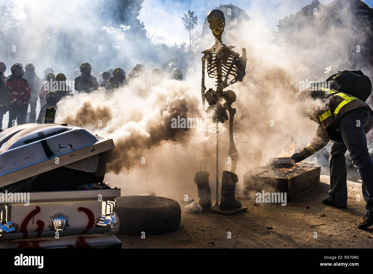 Firefighters skeletons hi-res stock photography and images - Alamy