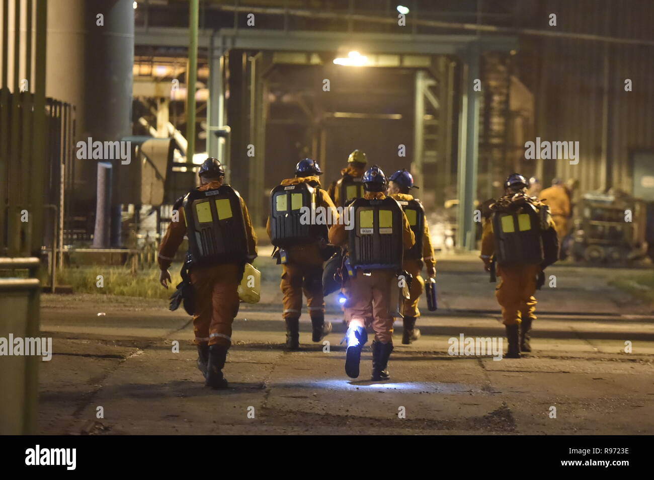 The explosion of methane in the Dul CSM coal mine in Stonava, near ...