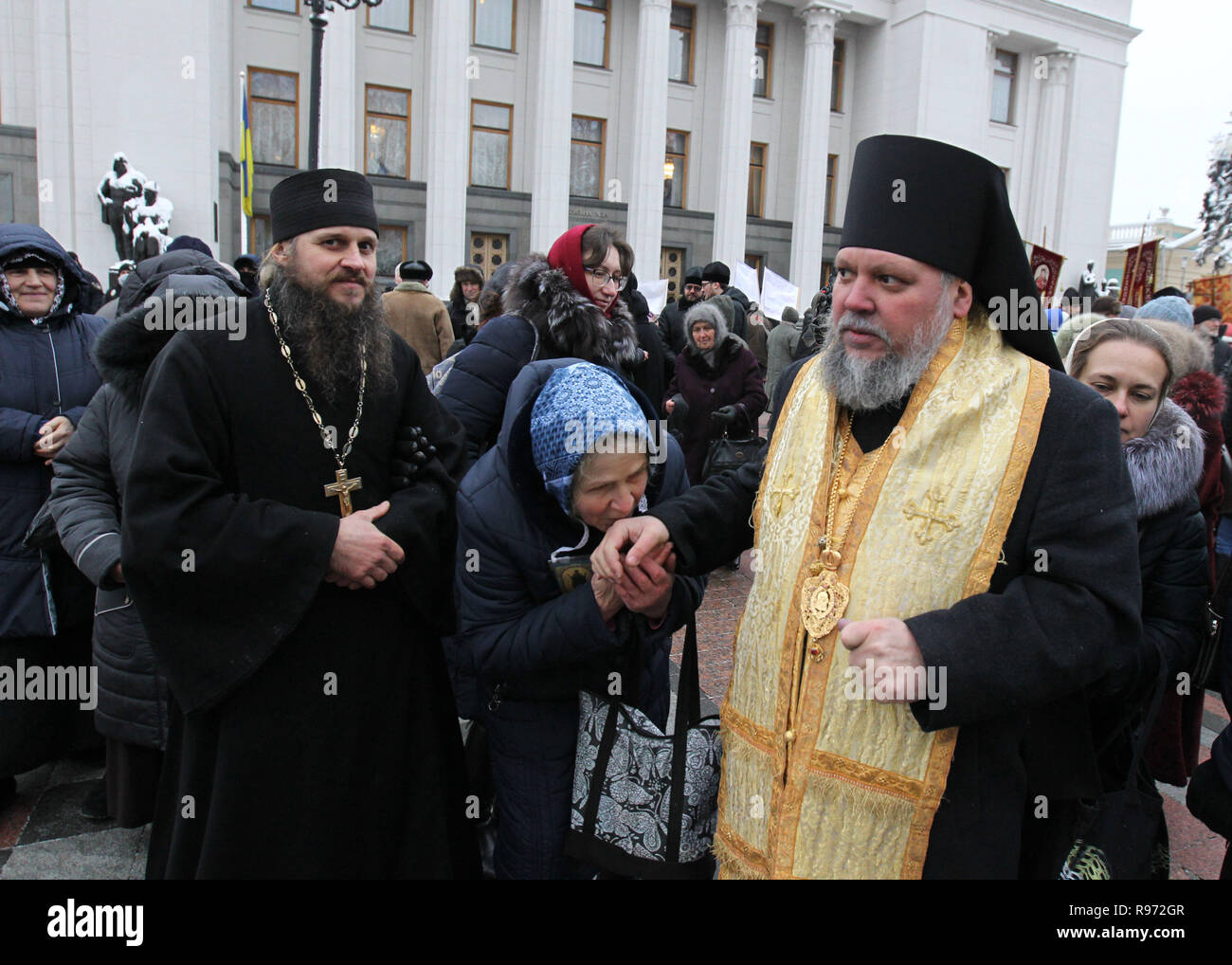 Ukraine Protests Priest