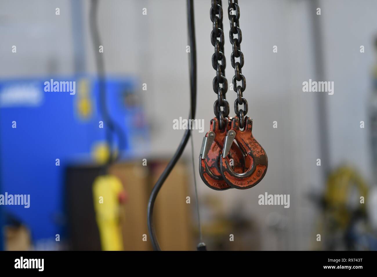 Heavy duty tools in workshop environment Stock Photo - Alamy