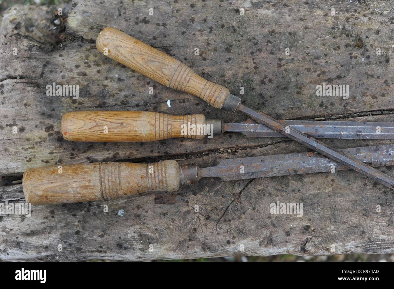 Traditional Carpentry tools Stock Photo - Alamy
