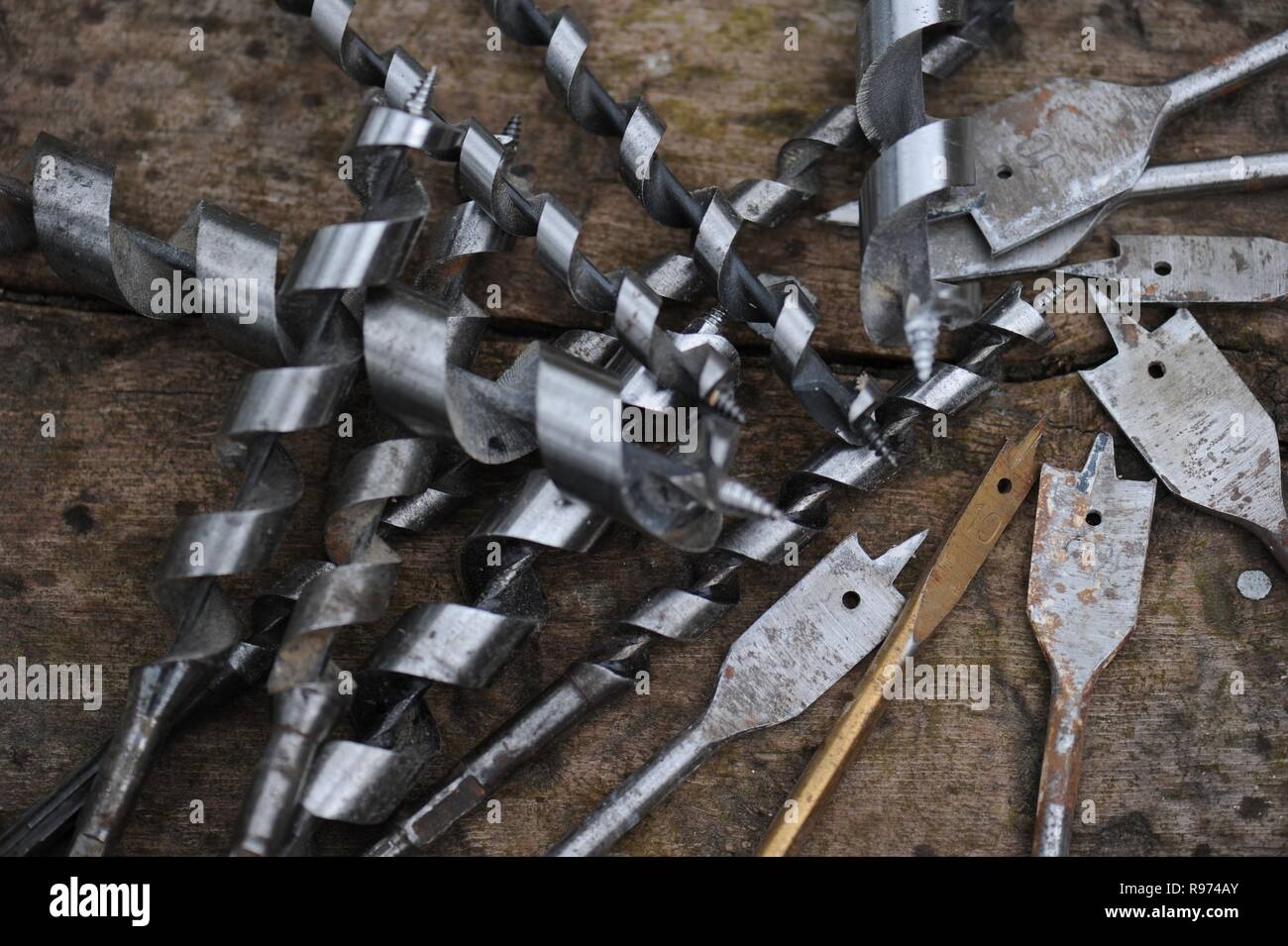 Traditional Carpentry tools Stock Photo - Alamy