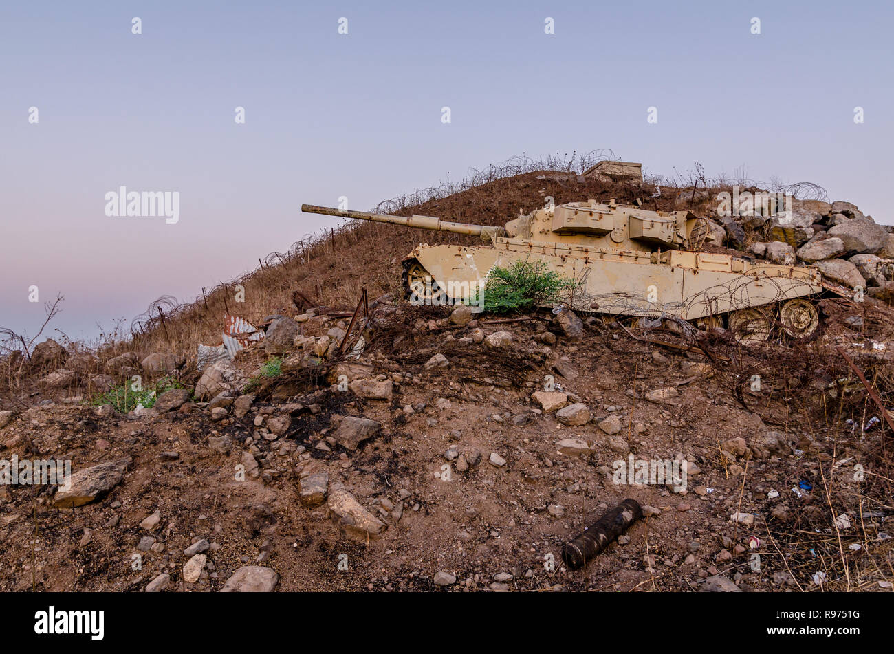 Decommissioned Israeli Centurion tank used during the Yom Kippur War at ...