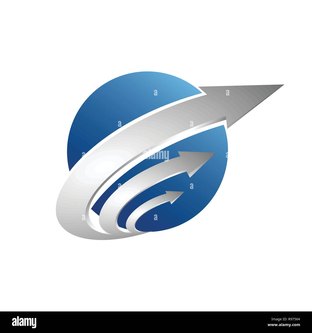Globe icon arrows vector hi-res stock photography and images - Alamy