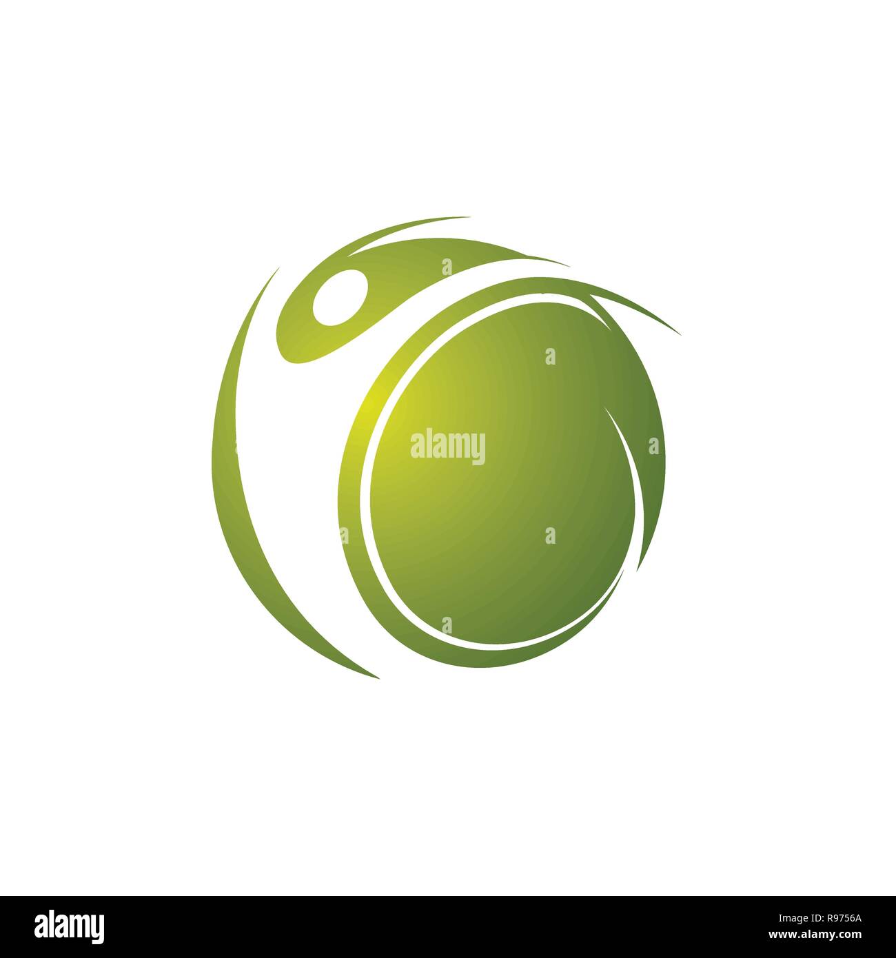 Vector man and planet logo combination. People and world symbol or icon ...