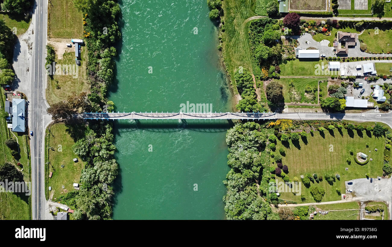 Aerial view of Millers Flat Stock Photo - Alamy