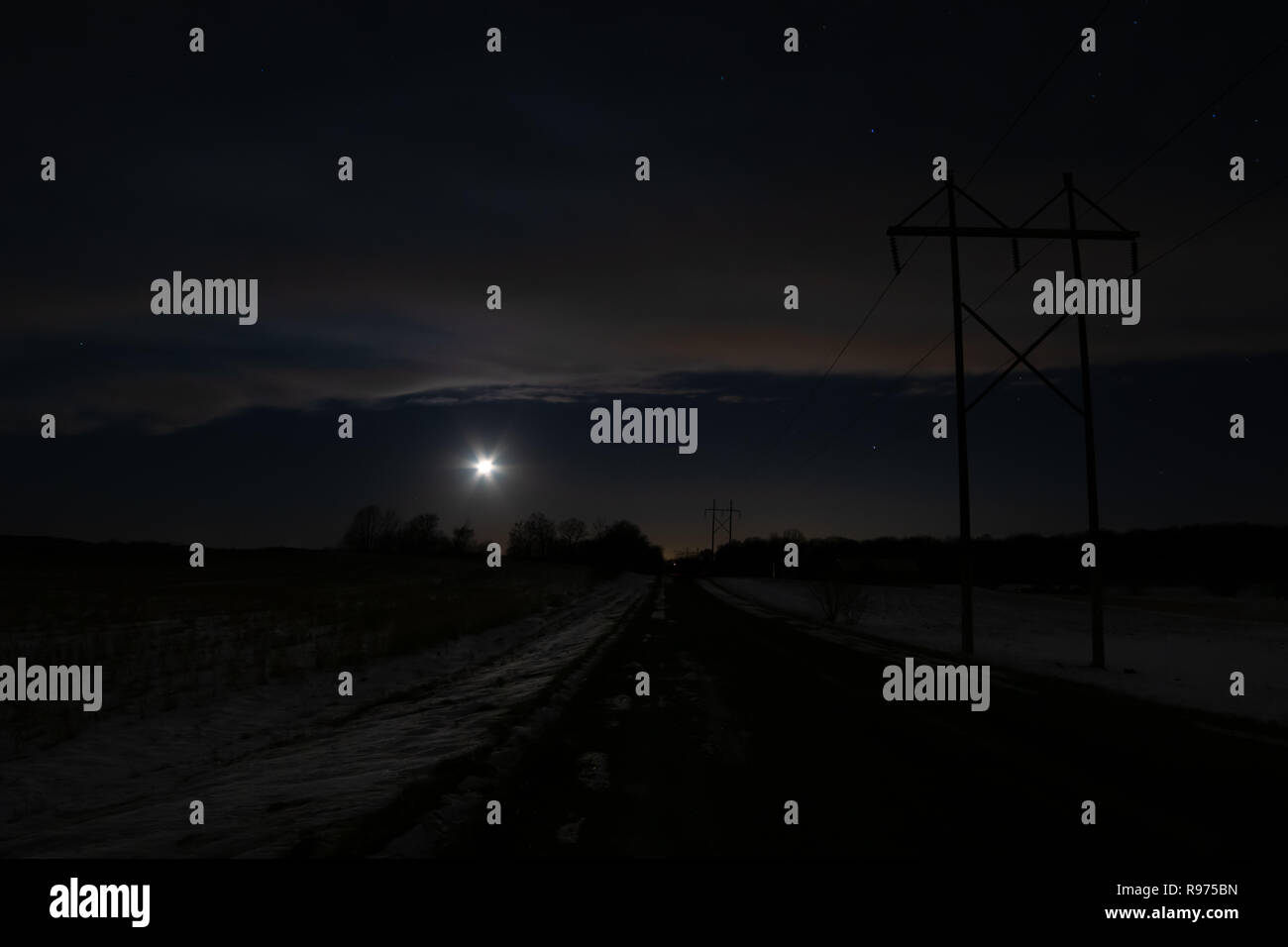 Night receding hi-res stock photography and images - Alamy