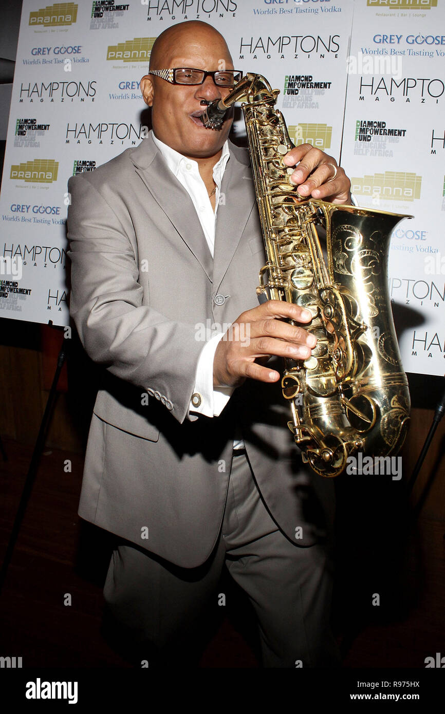 NEW YORK - AUGUST 25: Ski Johnson attends the Hampton's Magazine cover ...