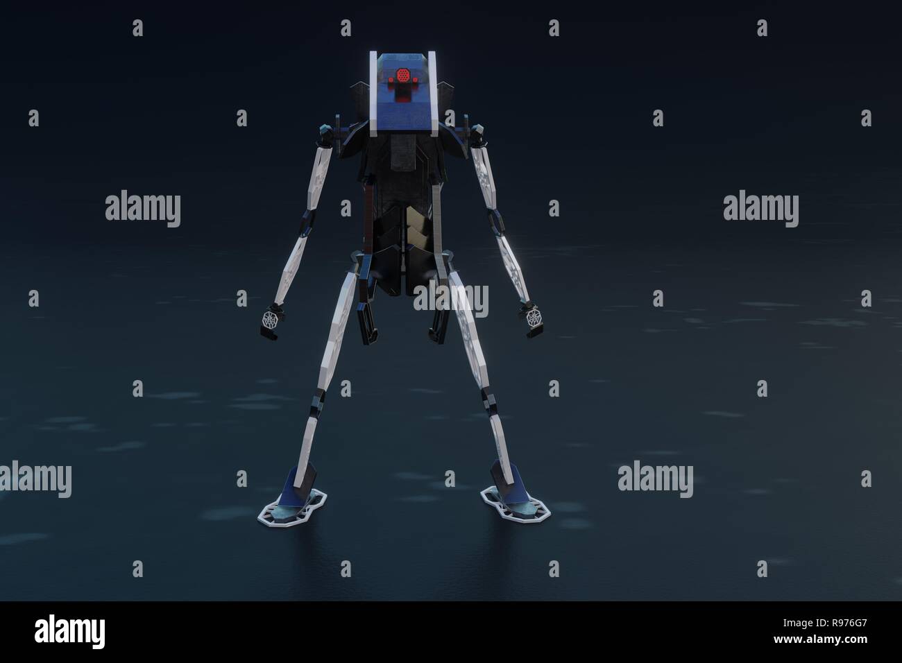 Generative robot - 3D Illustration Stock Photo - Alamy