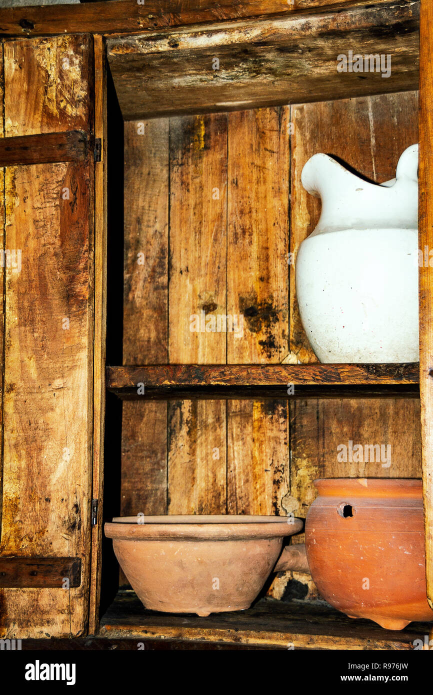 Vintage style kitchen Props for food photography. Selective focus Stock ...