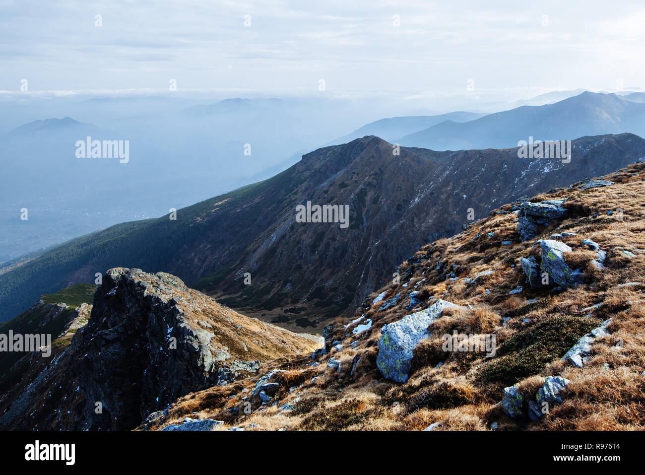 Scenic landscapes in a European country Stock Photo - Alamy