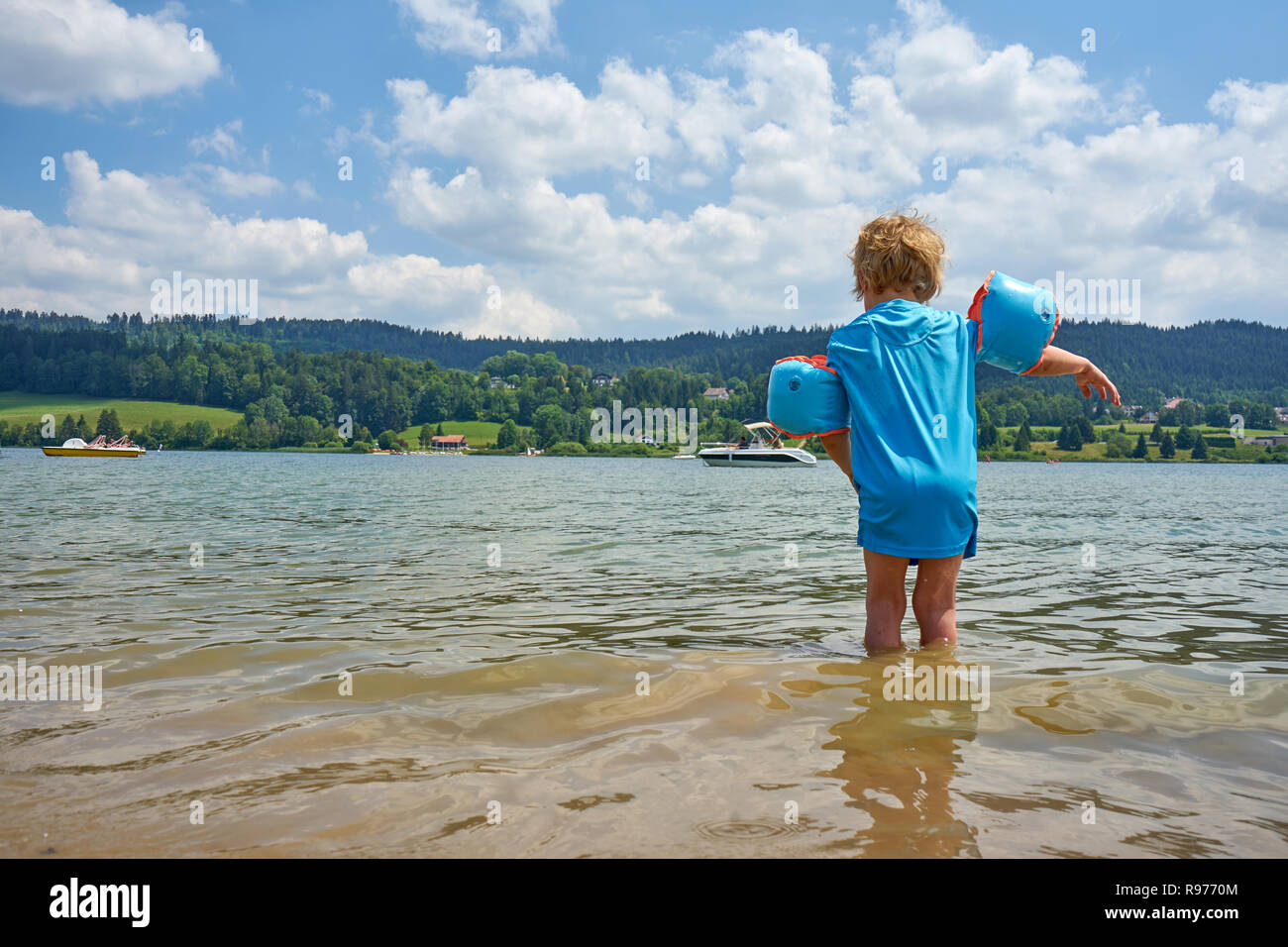 Boy Feet In River Water High Resolution Stock Photography and Images ...
