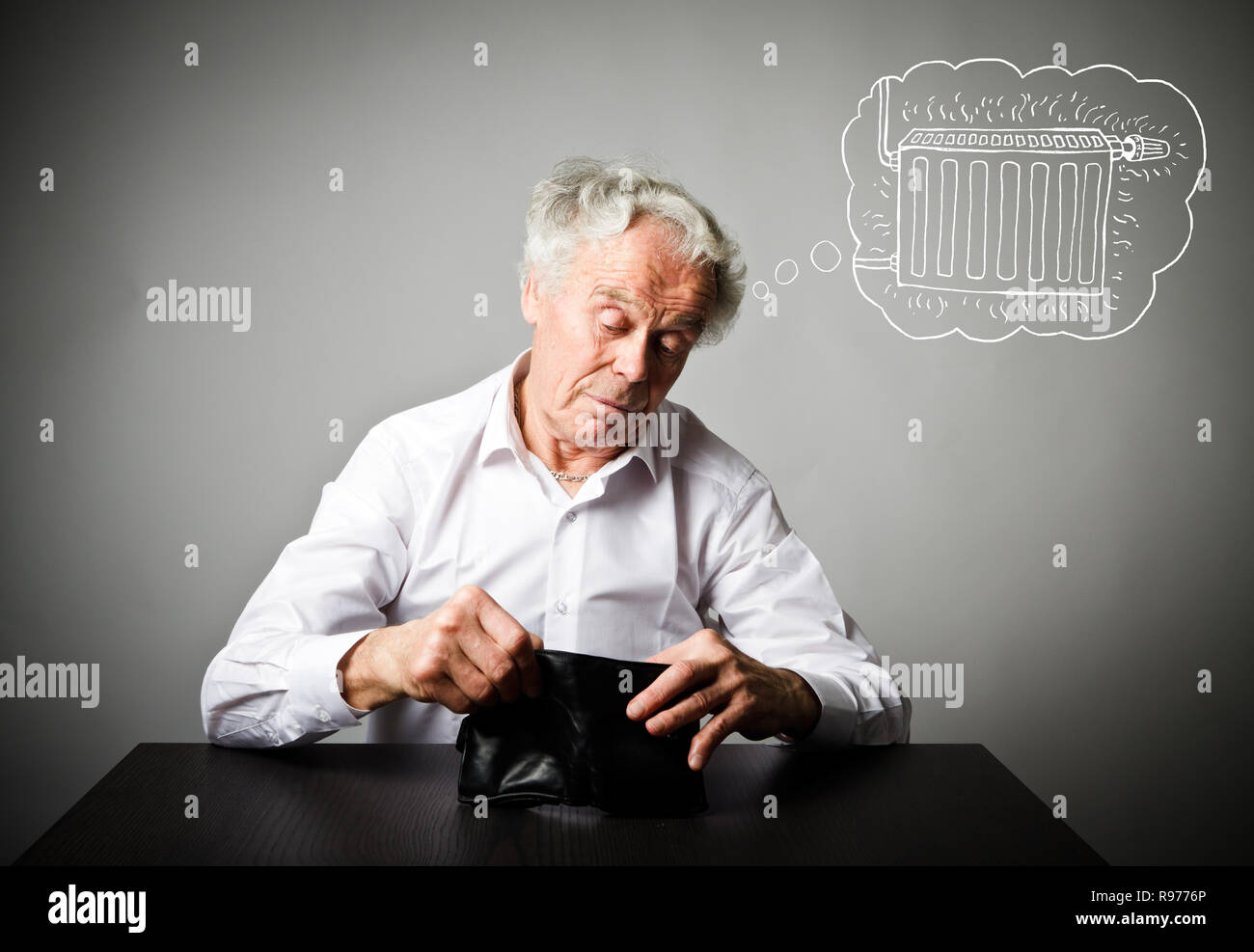 Worried old man hi-res stock photography and images - Alamy
