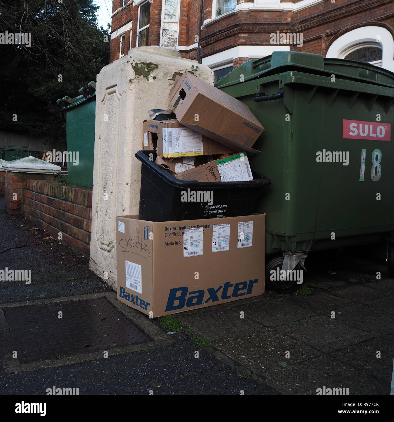 Bins left out hi-res stock photography and images - Alamy