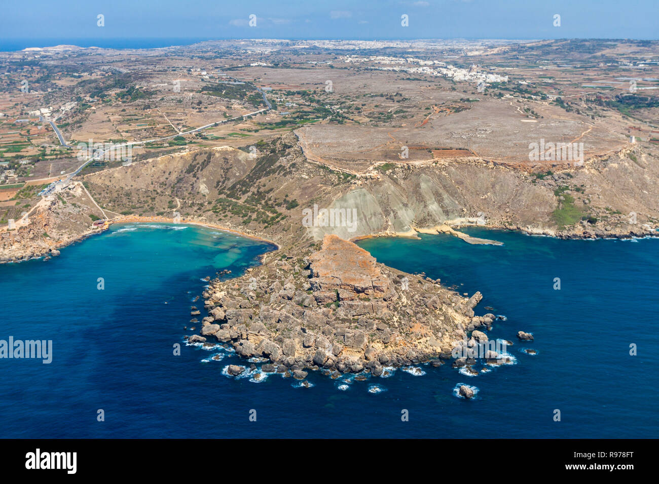 Mellieha bay beach hi-res stock photography and images - Alamy