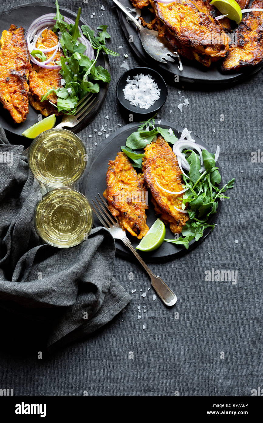 Indian Style Fried Fish Stock Photo - Alamy