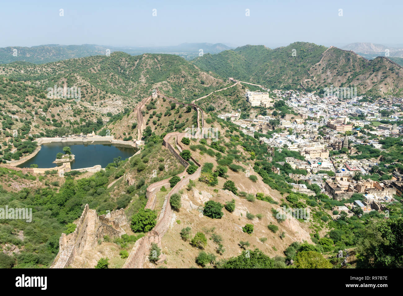 The view from Jaigarh Fort, Jaipur, Rajasthan, India Stock Photo - Alamy