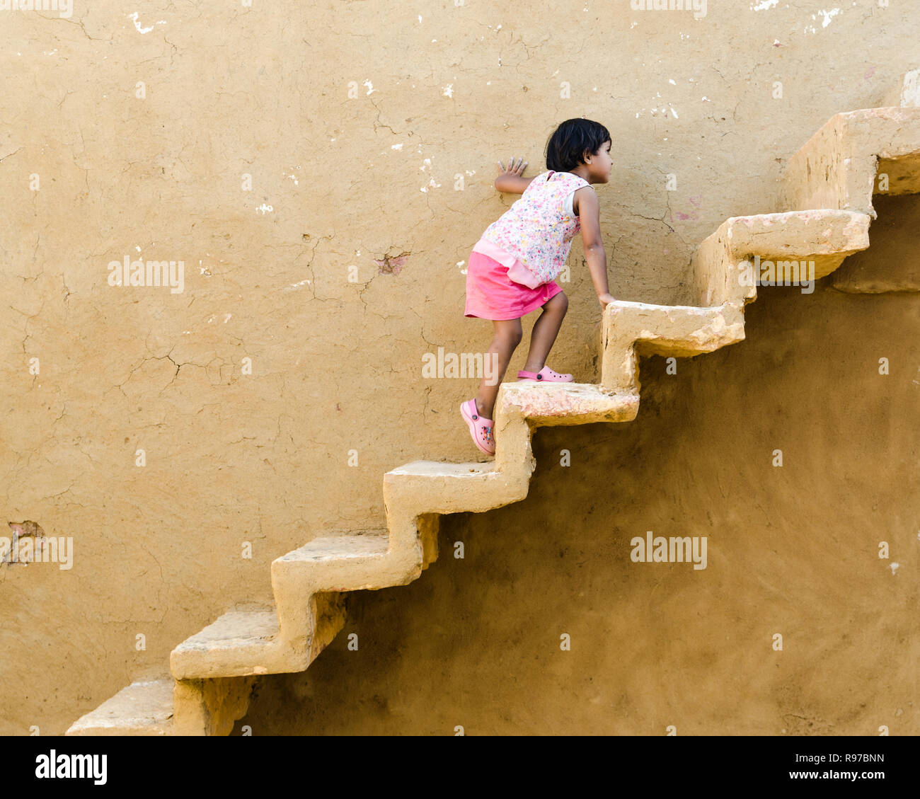Climbing Stairs Child High Resolution Stock Photography and Images - Alamy