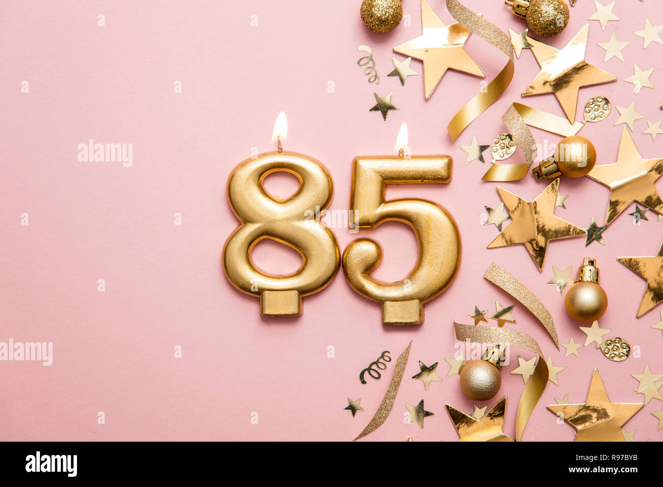 85 birthday candle hi-res stock photography and images - Alamy