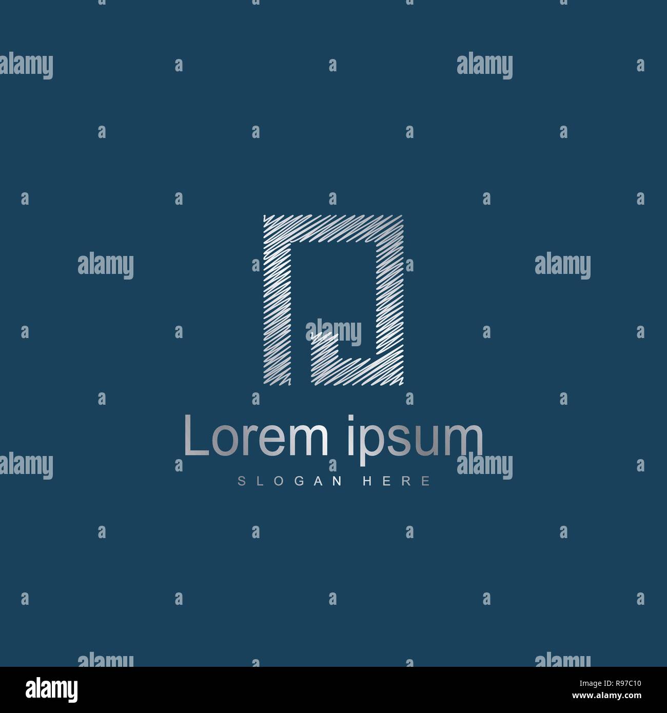 Initial Letter IC Logo Template Vector Design. Abstract letter logo ...