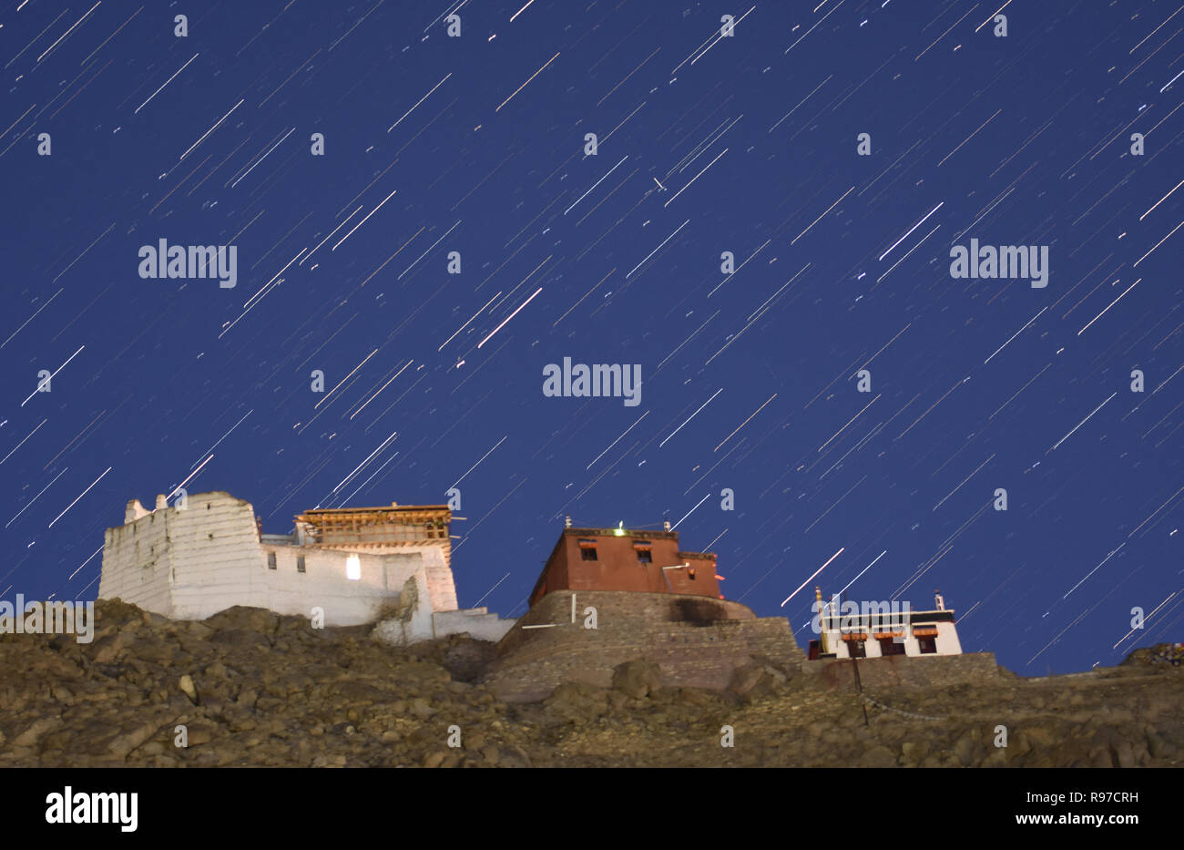 Night sky in Leh, Ladakh (India Stock Photo - Alamy
