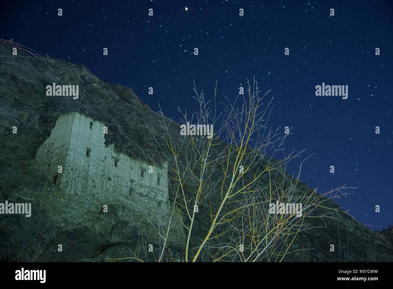 Night sky in Leh, Ladakh (India Stock Photo - Alamy