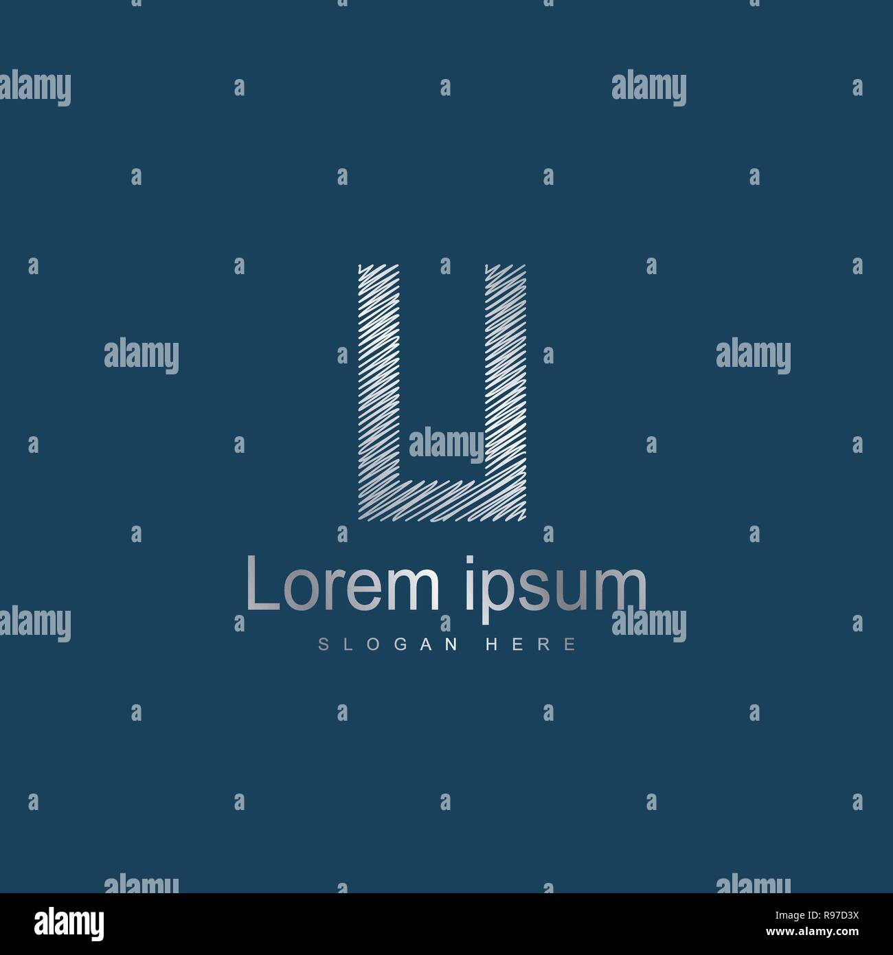 Initial Letter LI Logo Template Vector Design. Abstract letter logo ...