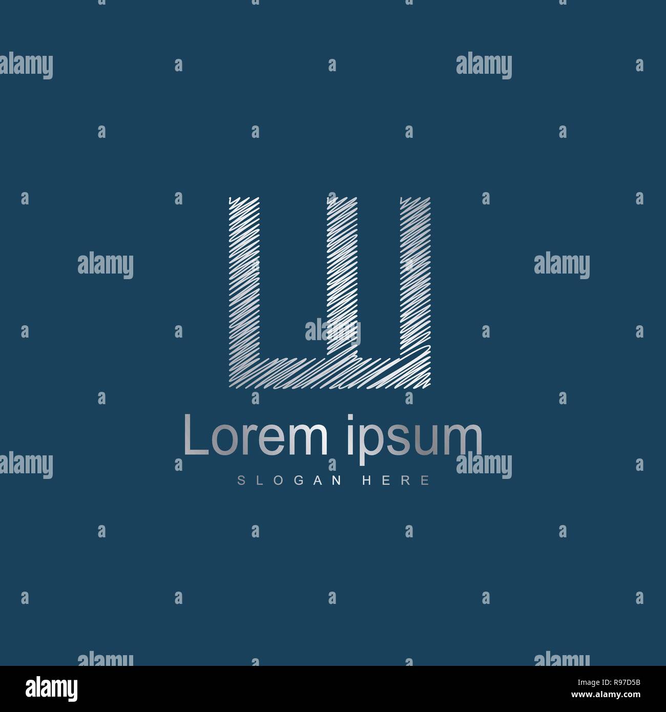 Initial Letter LU Logo Template Vector Design. Abstract letter logo ...