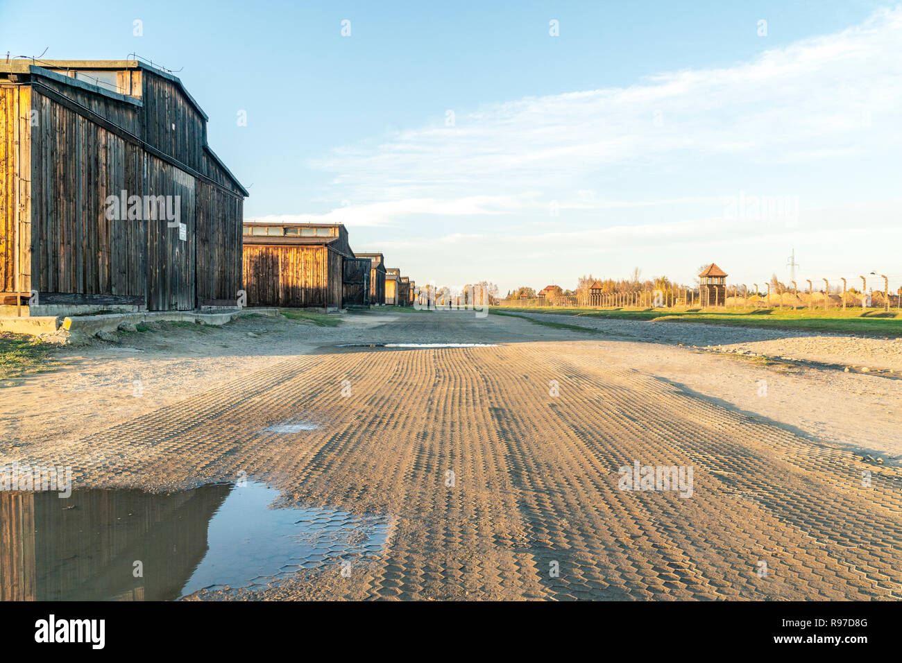 Nazi concentration camp barracks hi-res stock photography and images ...