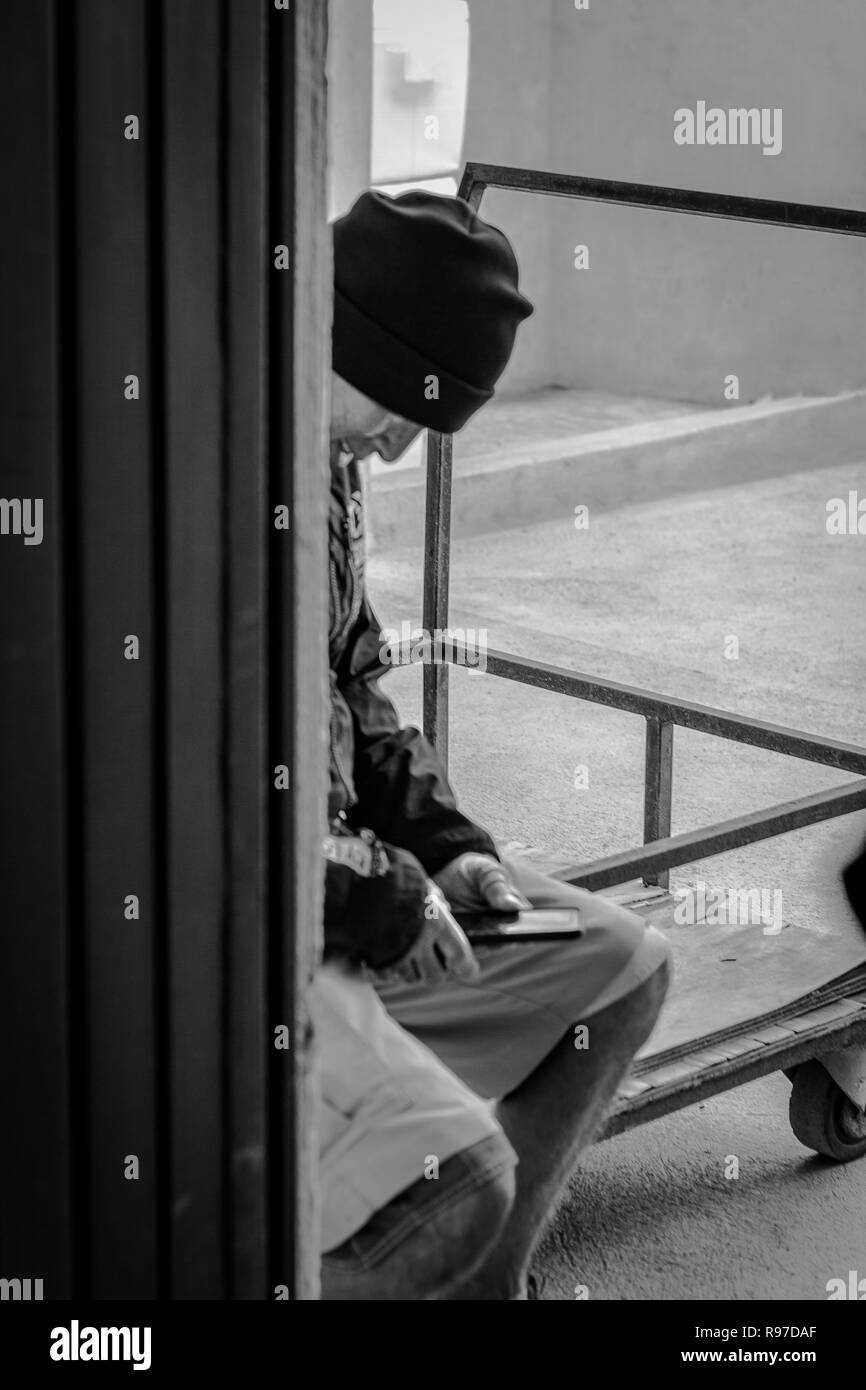 Busy guy Black and White Stock Photos & Images - Alamy