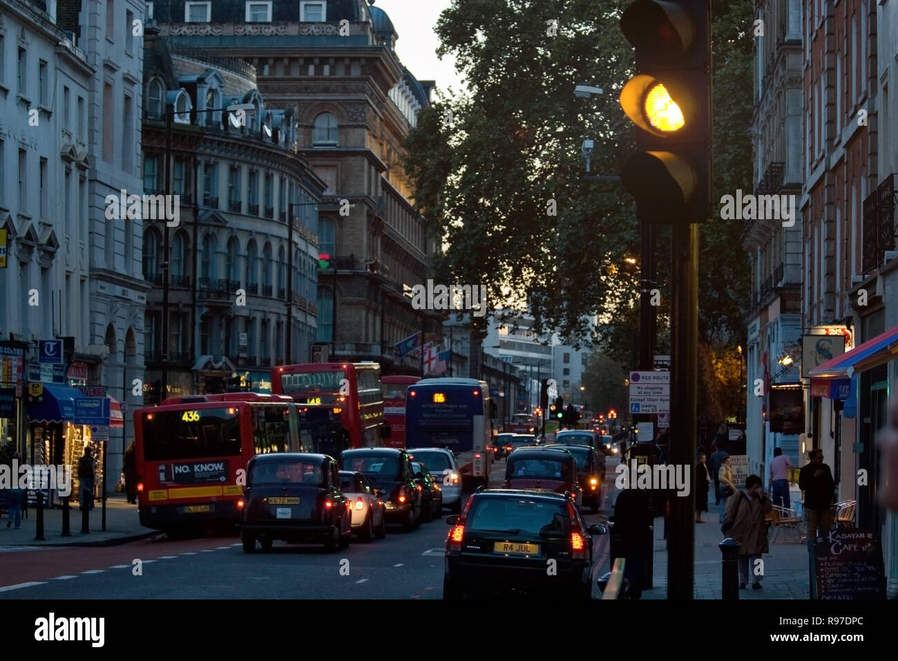 Traffic london central jam hi-res stock photography and images - Alamy