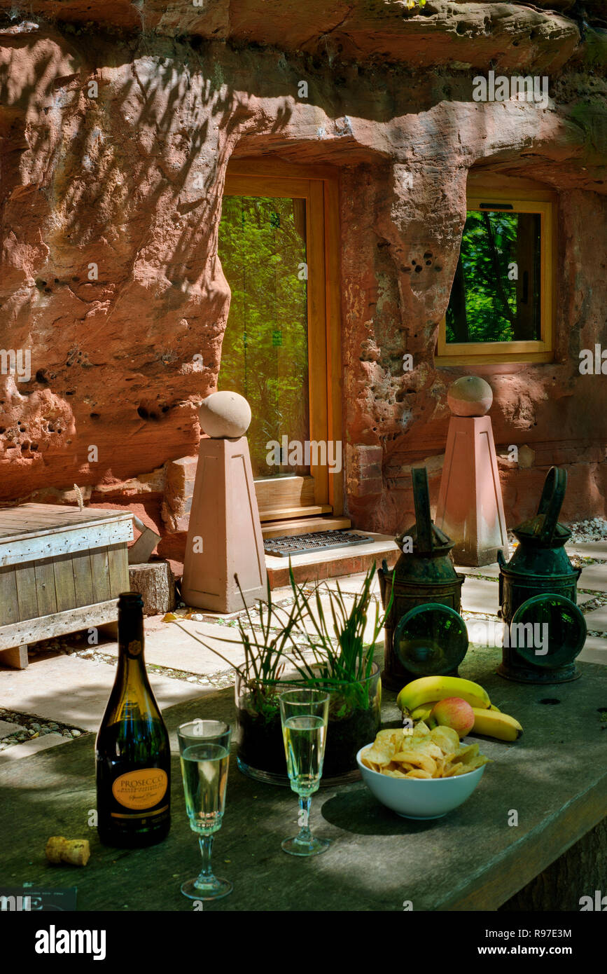 Rockhouse Retreat, a cave home carved from an 800 year old cave by ...