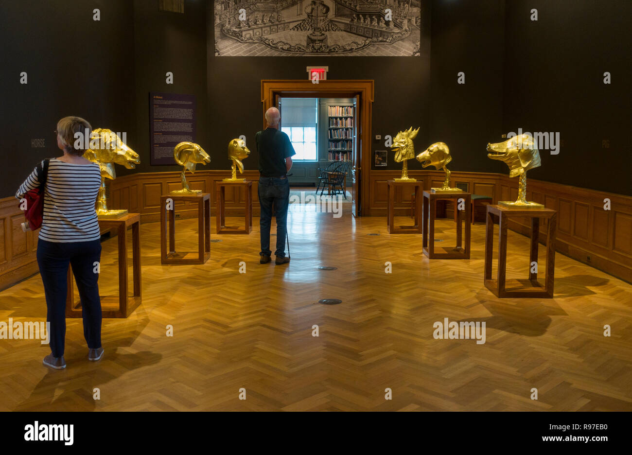 Farnsworth art museum and Wyeth center Rockland Maine Stock Photo - Alamy