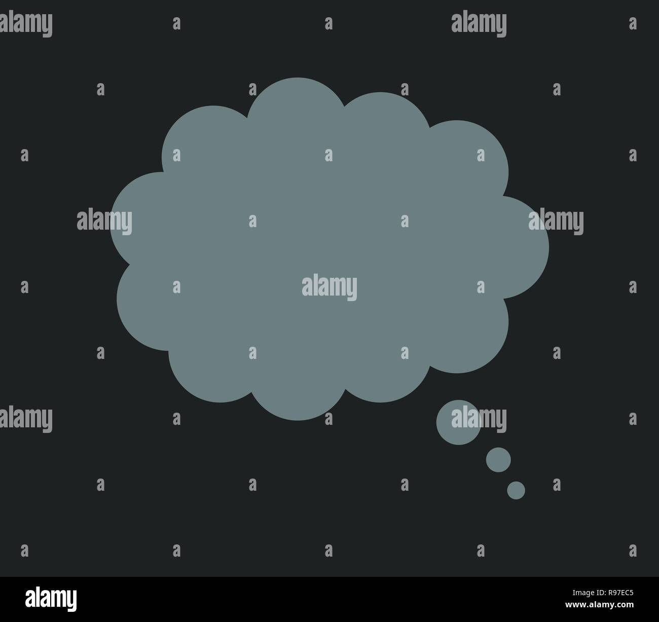 thought cloud icon Stock Vector Image & Art - Alamy