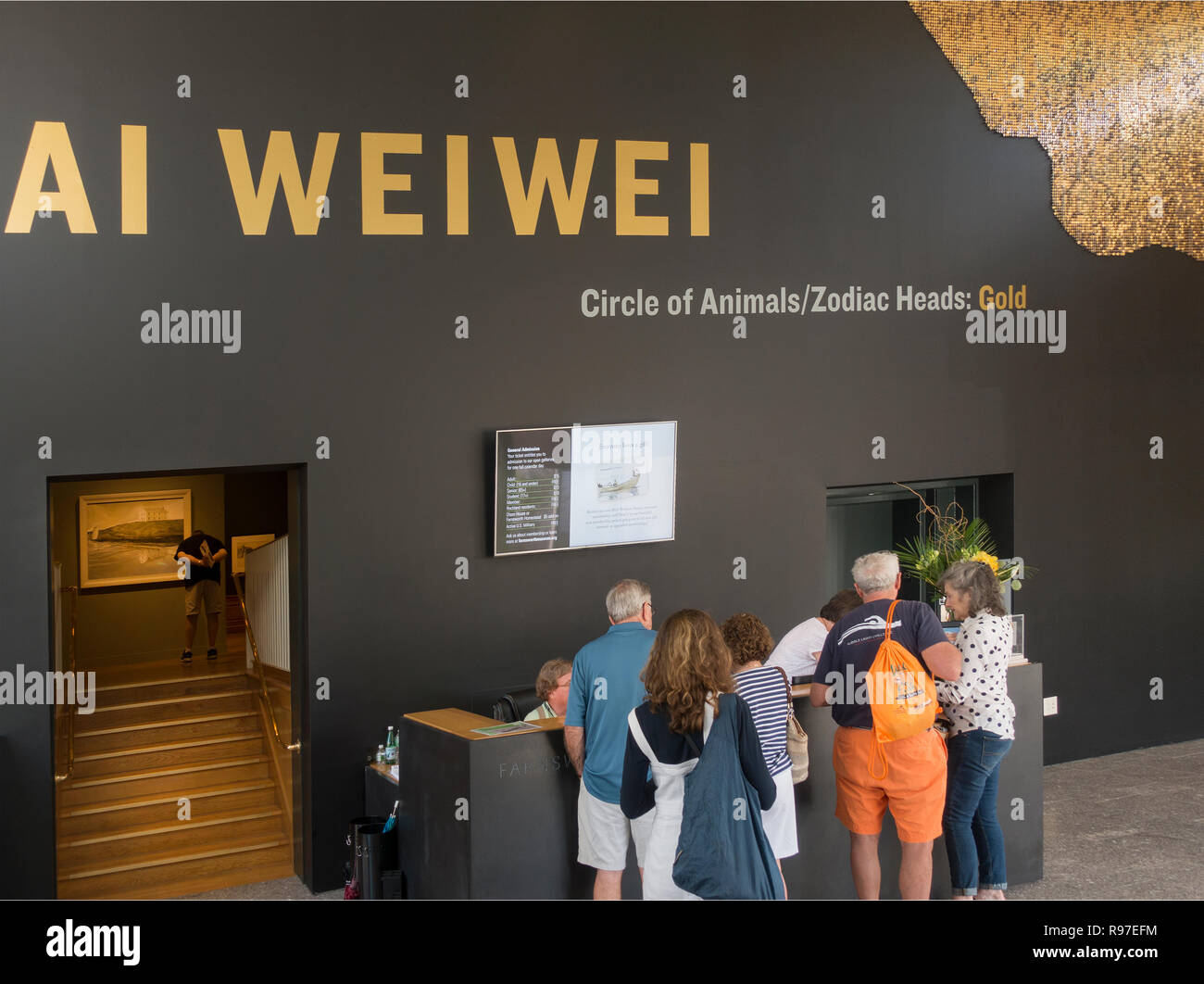 Farnsworth art museum and Wyeth center Rockland Maine Stock Photo - Alamy