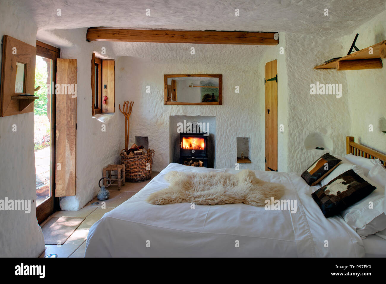 Rockhouse Retreat, a cave home carved from an 800 year old cave by ...