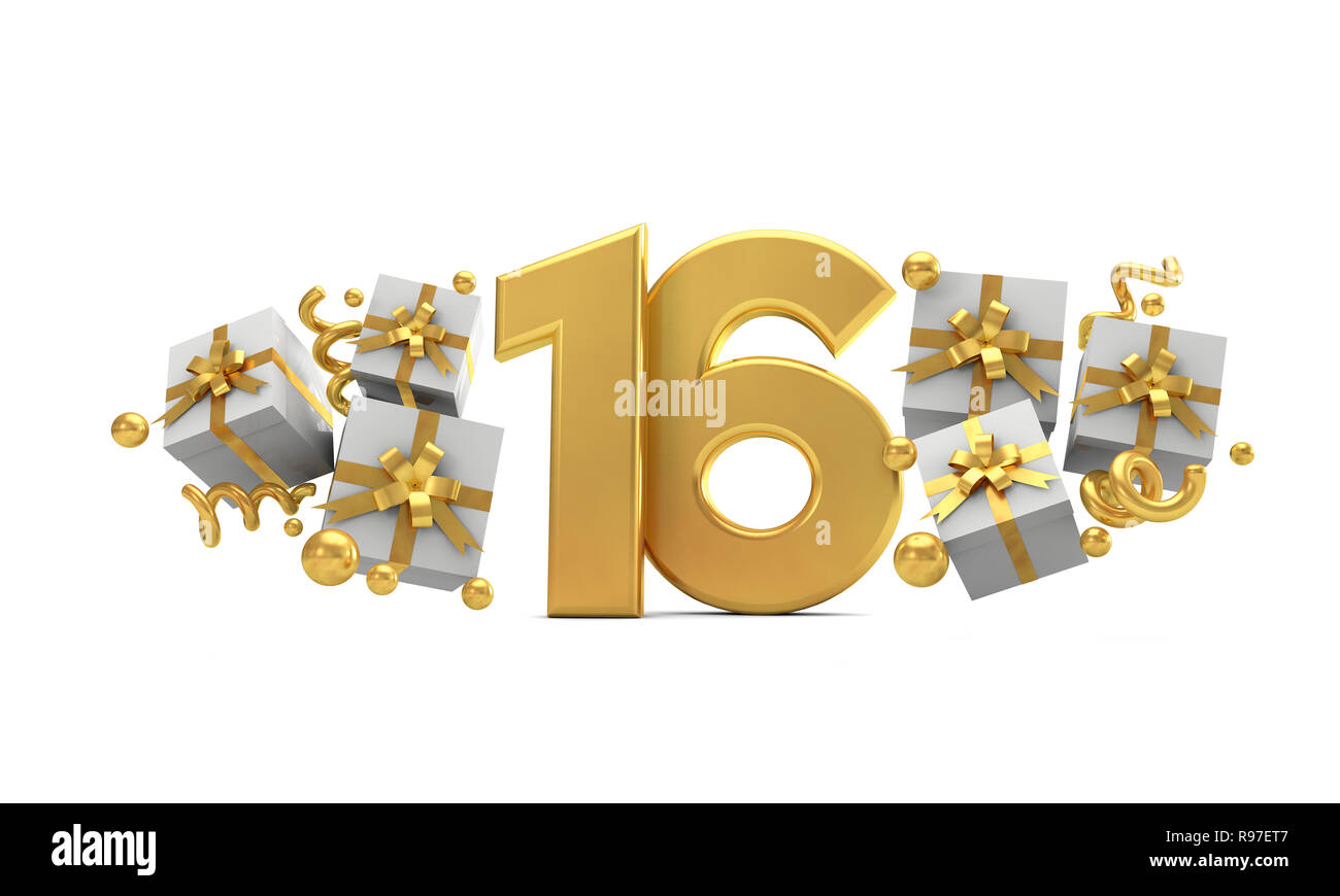 Number 16 Cut Out Stock Images & Pictures - Alamy