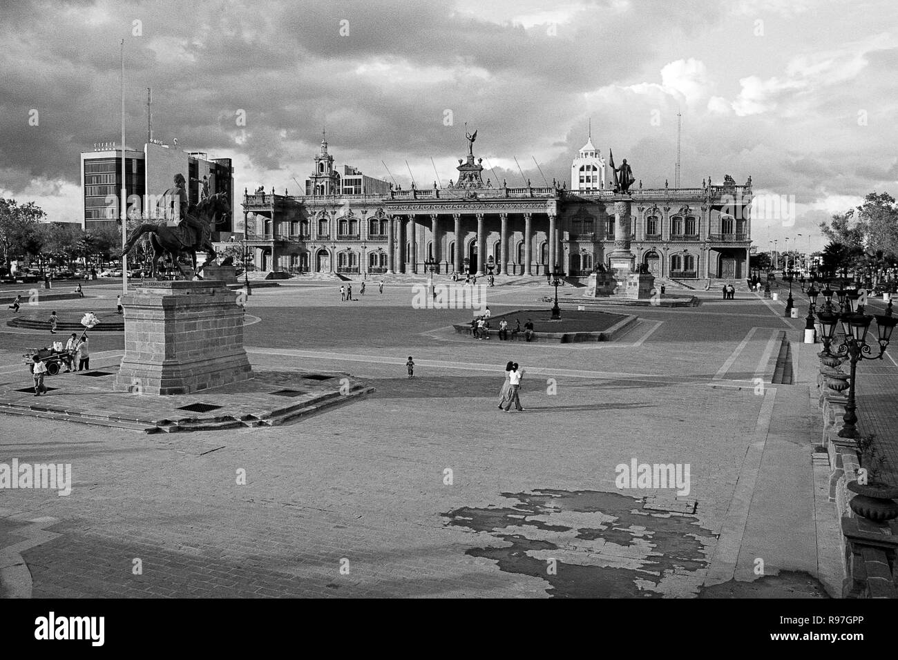 Palace of monterrey Black and White Stock Photos & Images - Alamy