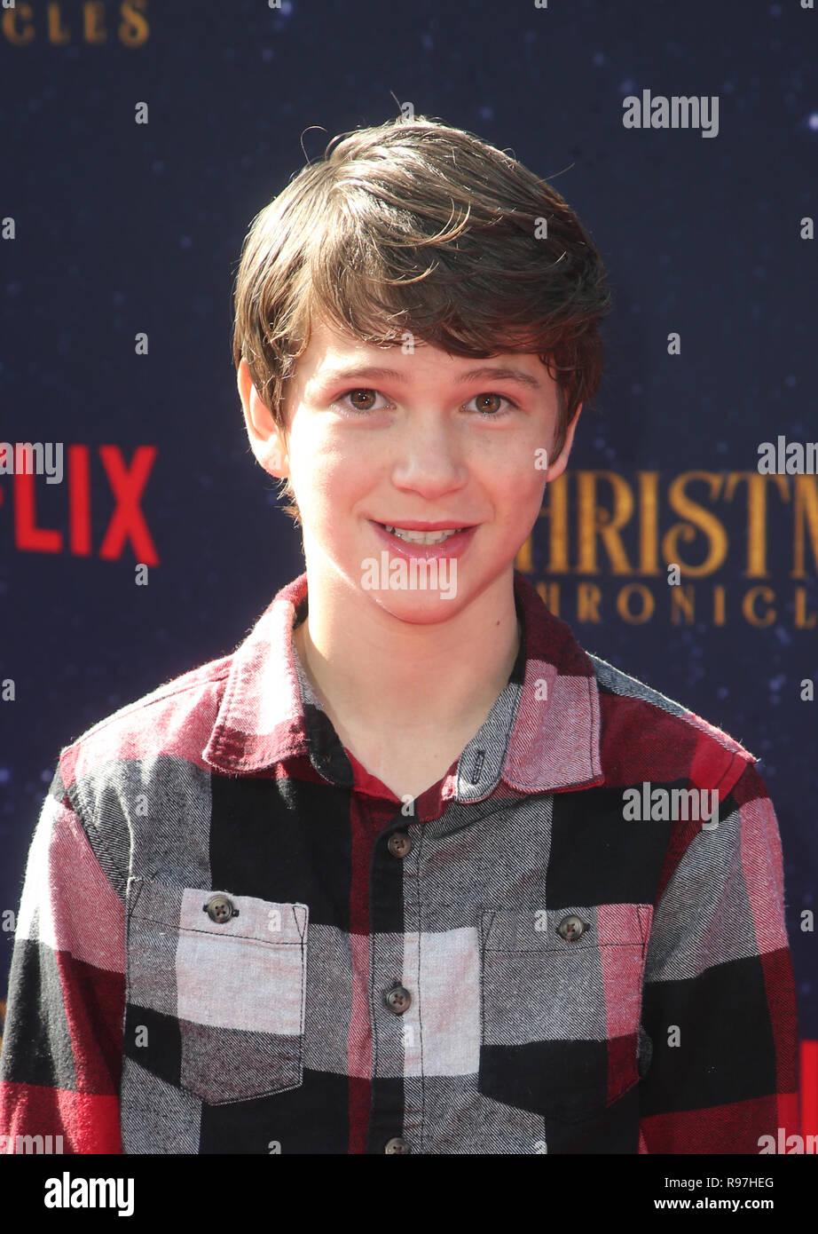 'The Christmas Chronicles' Premiere Featuring: Gabriel Bateman Where ...