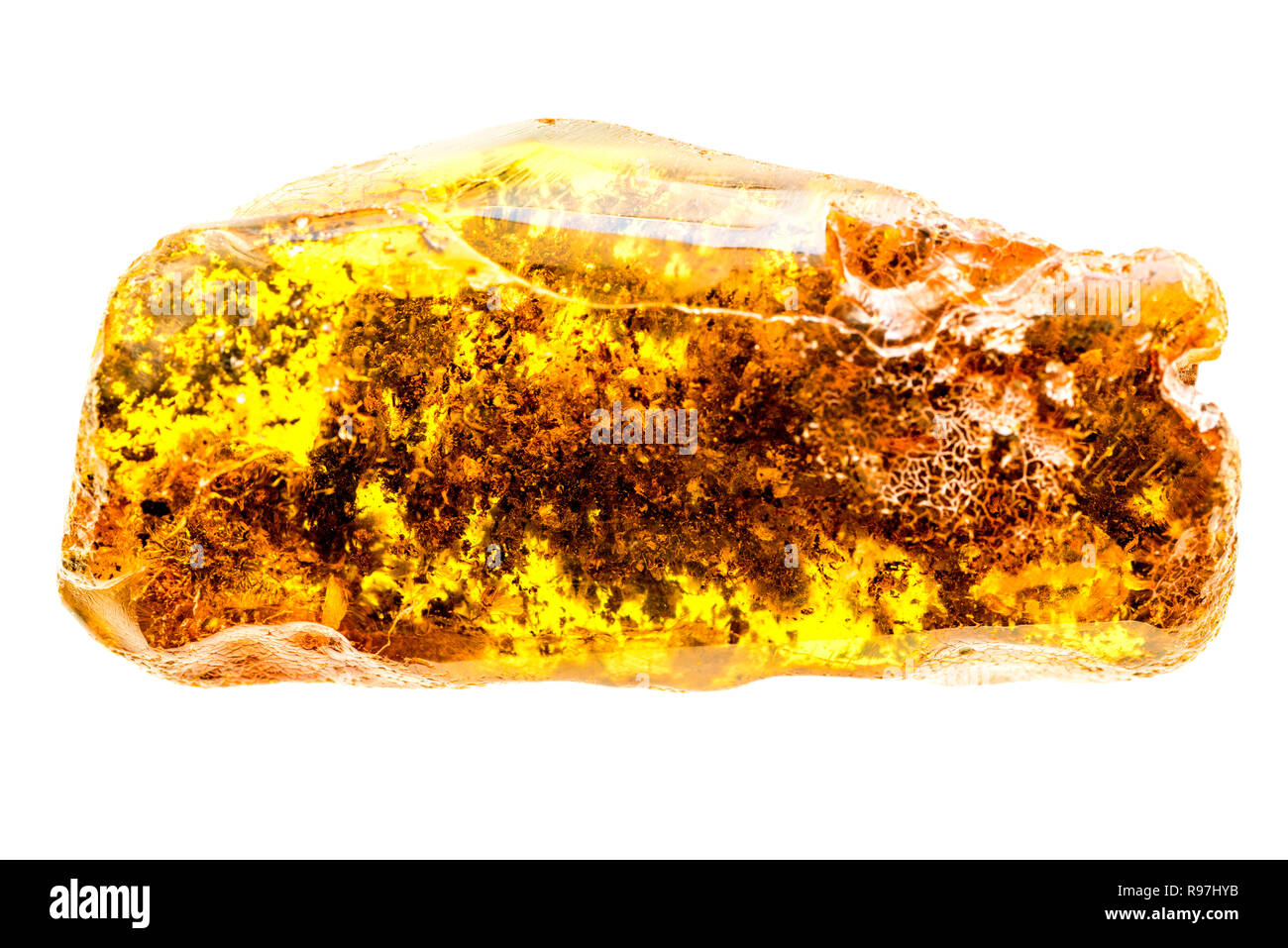 Amber stone in a closeup Stock Photo - Alamy