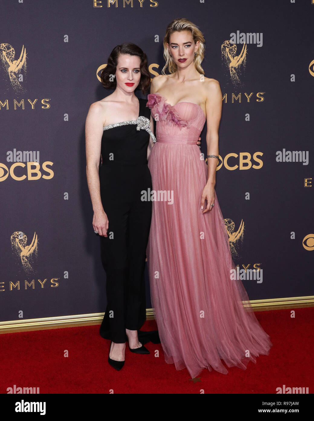 LOS ANGELES, CA, USA - SEPTEMBER 17: Claire Foy, Vanessa Kirby arrive ...