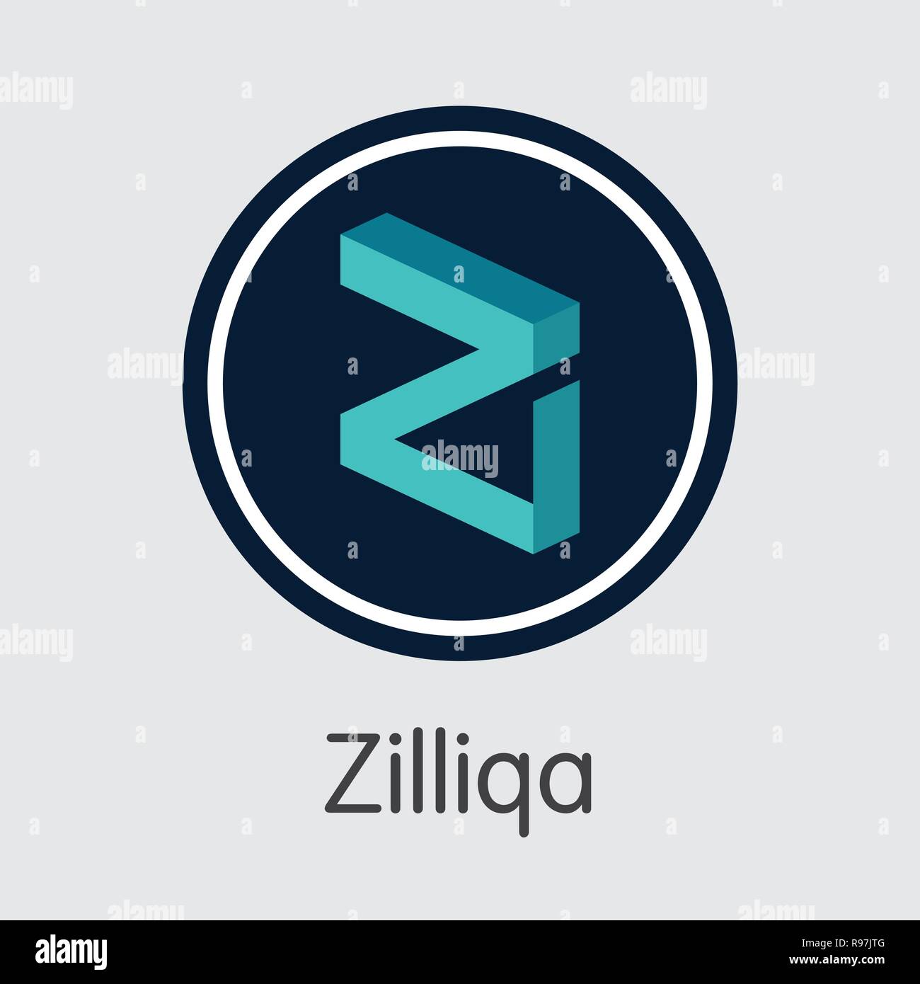 Zil coin Stock Vector Images - Alamy